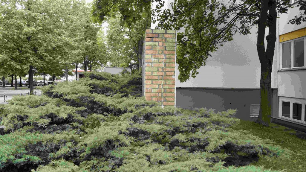 Gedenkmauer mit Reliefporträt Harro Schulze-Boysen – Bildhauerei in Berlin